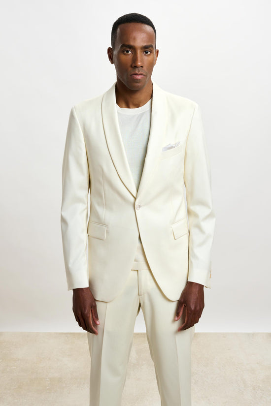 Off-white Tuxedo Suit New Deluxe – Scabal