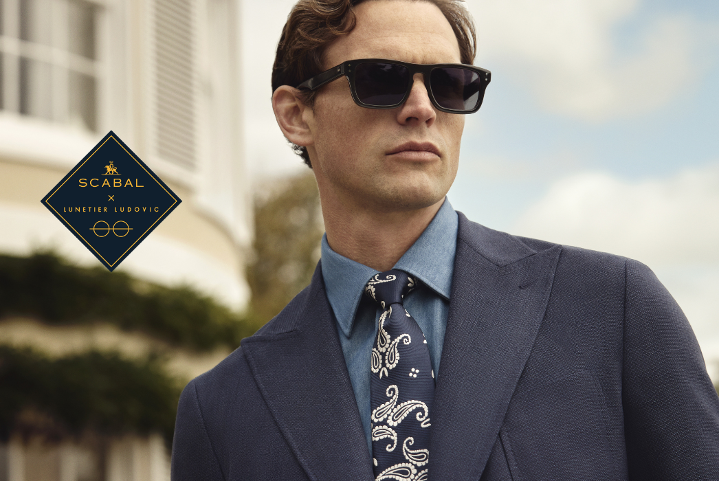 SCABAL X LUNETIER LUDOVIC HANDMADE SUNGLASSES SALCOMBE BROWN – Scabal